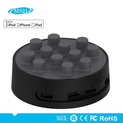 China Functional Home Multi Port USB Charger Rohs PC ABS Silicone Material for sale