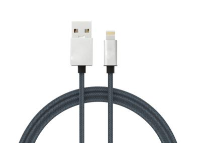 China 3.3ft Mfi Certified Lightning Cable , Nylon Braided USB Charging Cable for sale