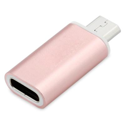 China High Speed Micro USB To USB C Adapter , Aluminum USB Type C Adapter for sale