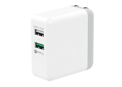China 2 USB Foldable US Plug Fast Charging Desk Charger for Most smartphones , Convenient use for sale