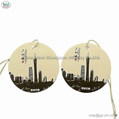 China wholesale factory price  offset paper fragrant  paper car air freshener by cmyk printing for sale