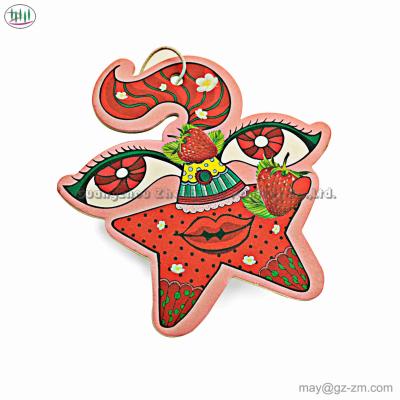 China Profession custom cartoon good quality hanging car paper air freshener for sale