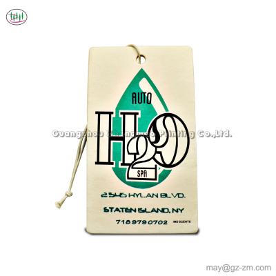 China Fruit flavoring  perfume fragrance  paper car air freshener offset printing with characters for sale