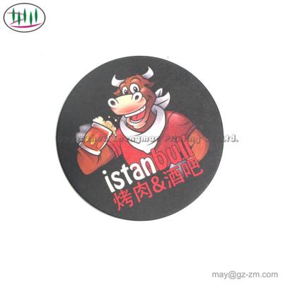 China Customized and professional factory price and quality  recycling water-absorbing round paper coasters for sale