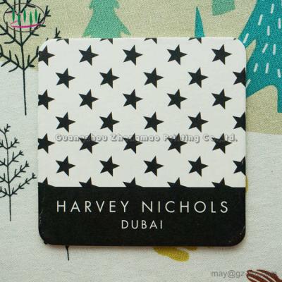 China Customized Absorbent Paper Coaster Coffee Shop Good Water Bbsorption Effect for sale