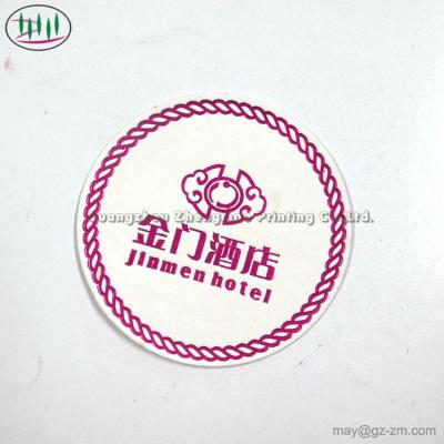 China Multifunctional Custom Design, bar cafe colorful Absorbent Recycled Personalized paper coaster for sale