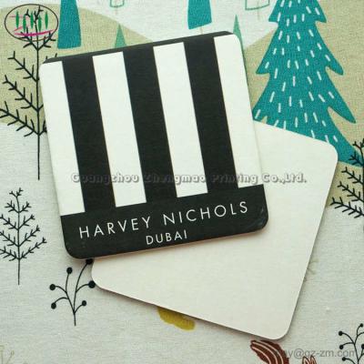China Paper Coaster color Personalized Coaster customizable diversified wide range of paper coaster for cafe beer restaurant for sale