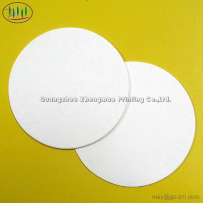 China Customized Absorbent Paper Coaster Coffee Shop Good Water Bbsorption Effect for sale