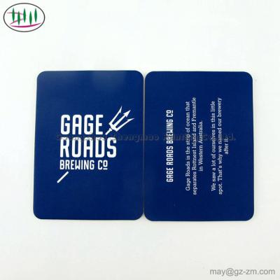 China Non-slip customizable size and color paper coaster loop available decorations wedding restaurant paper coaster for sale
