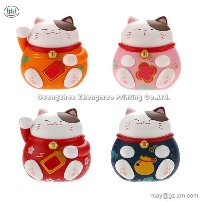 China Lucky Cat Car Perfume Car Air Conditioner Outlet Perfume Cartoon Cute Creative Car Fragrance Decoration for sale