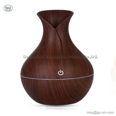 China Vase Humidifier Car Wood Aromatherapy Machine USB Home Bedroom Silent Air Purifier Nano Sprayer for sale