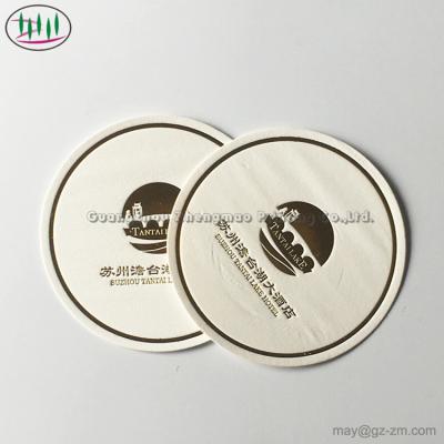 China Multifunctional Custom Design, bar cafe colorful Absorbent Recycled Personalized paper coaster for sale