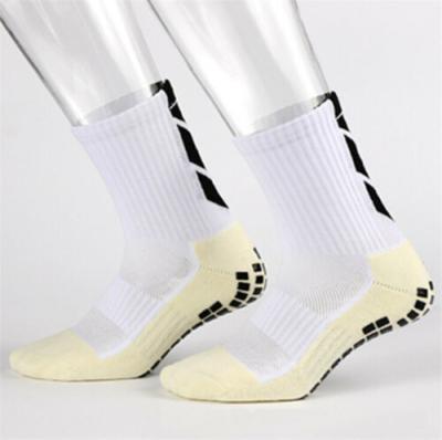 Cina 9 colori calzini da calcio a tubo lungo per uomini calzini da calcio in cotone antiscivolo in vendita