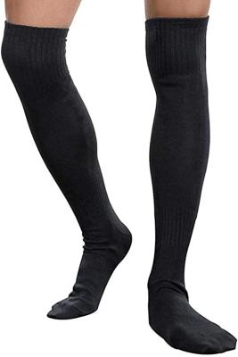 Cina Calzini da sportivo per la stagione primaverile Calzini da calcio a tubo alto con materiale spandex/nylon in vendita