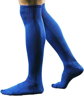 Cina Calzini da sportivo per la stagione primaverile Calzini da calcio a tubo alto con materiale spandex/nylon in vendita