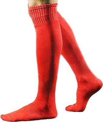 Cina Calzini da sportivo per la stagione primaverile Calzini da calcio a tubo alto con materiale spandex/nylon in vendita