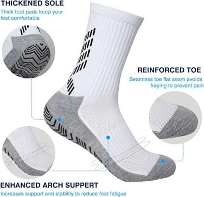 Cina Stile regolare design personalizzato calzini da calcio da uomo con presa antiscivolo Zaino regalo calcio in vendita