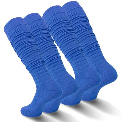 Chine Design de logo personnalisé Non glissante Football Football genou chaussettes de sport pour hommes haute compression à vendre