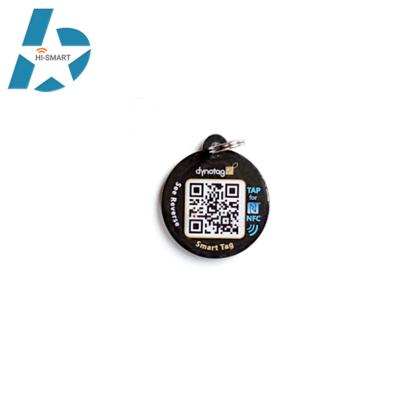 China Custom small anti-metal nfc social media rfid epoxy keyfob hotel key card nfc rfid epoxy tag for phone for sale