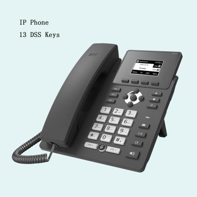 China Small Business Emergency Alarm Column HD Speakerphone Calls VoIP Accounts 3 SIP Lines POE IP Phones System for sale