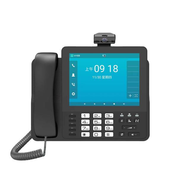 Quality Low Cost 8 Inch Display SIP Phone with WiFi for Bluetooth Camera Caller ID LCD Wireless Network Switch for sale
