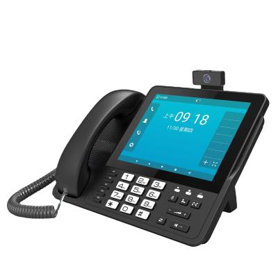 China Good Price HD Speakerphone Calls Recording 8" Color Display 8 Inch Wifi Camera PSTN Landline IP Telephone Voip Products for sale