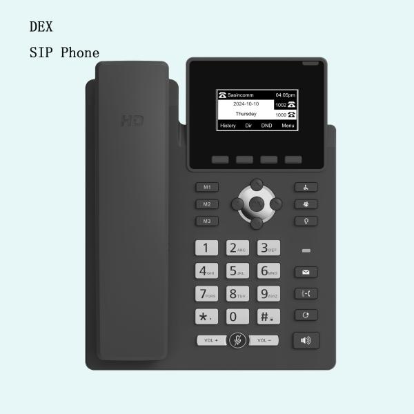 Quality POE Family Intercom Audio IP Desktop Phone with 3-Way Conferencing for Emergency Call Centers IP Telephones for sale
