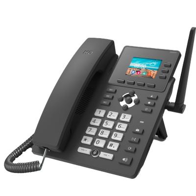 China Hospital Elder Emergency HD Voice Audio Conference 2.4" Color Display LCD Wifi 4g Full Bands SIM Card LAN Voip Ip Phone Systems for sale