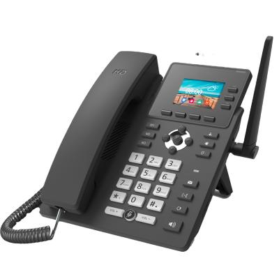 China Hotel Modern Cleanroom IP VoIP Telephone HD Call Recording 1000mAh Battery Dual Band WiFi Call Transfer 4G SIM Card PoE Network for sale