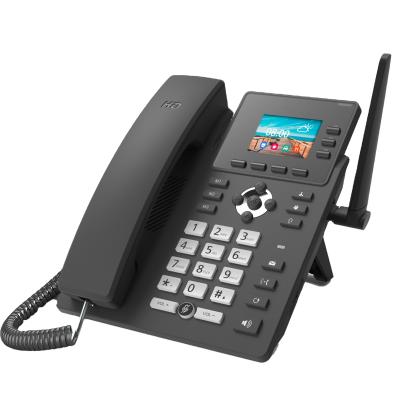 China ODM OEM 3 SIP Users 2.4\" Color Display IP Phone Call Transfer SIM Card Wifi LAN 4G Full Bands VoIP Products Conference GSM POE for sale
