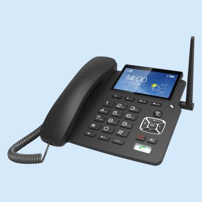 China 4G VoLTE Android 1000mAh Battery 4.3" WiFi Call Recording Hotspot Conference WiFi Fixed Wireless Phone for sale