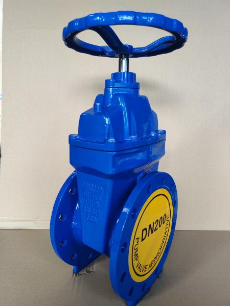 Quality Handwheel Operated Soft Seal Resilient Seated Cast Iron Flange Gate Valve for for sale