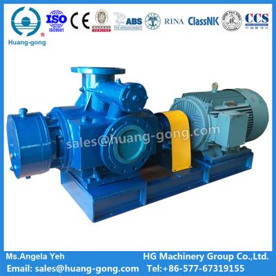 China Marine or land use carbon steel twin screw pump for hot oil and bitumen transfer for sale