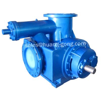 China Carbon steel twin screw pump for hot oil and bitumen transfer with thte temperature below 260 deg C for sale