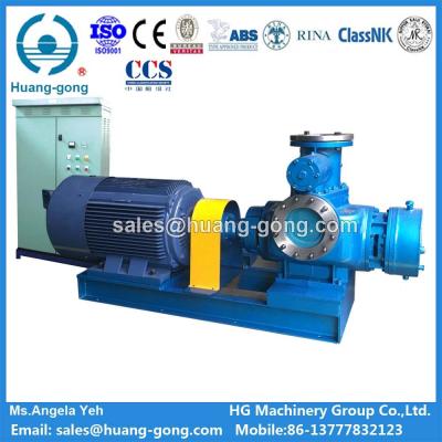 China Marine Twin Screw Pump 2HM2500-112 with Ex-motor and control box for fuel oil transfer for sale