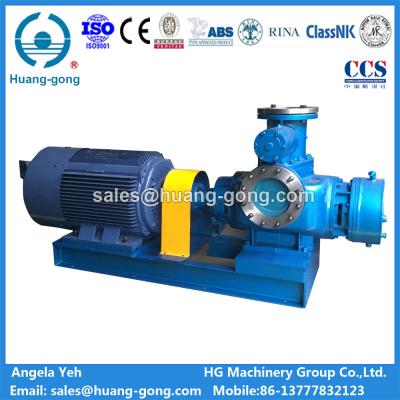 China Marine Ballast Pump Twin Screw Type 2HM2500-112 with Ex-motor for Crude Oil transfer for sale