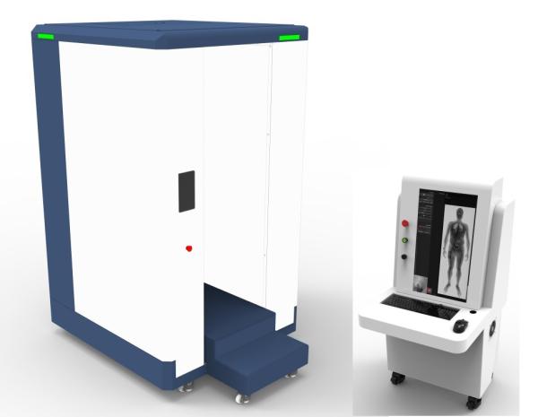 Quality High Security Full Body Prison Scanners OEM Ergonomic Long Lifespan for sale
