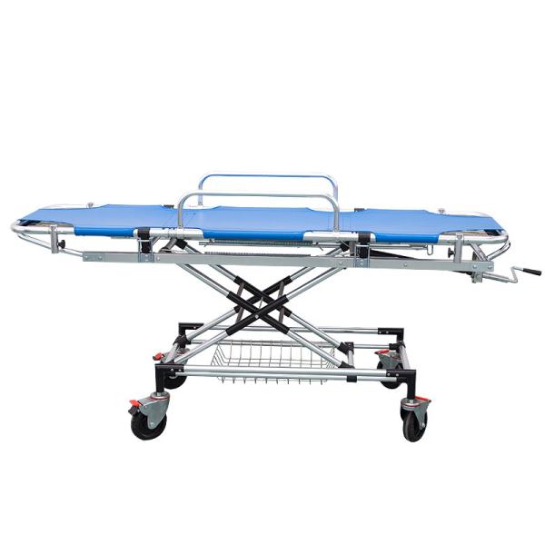 Quality Medical Care Evacuation Stretcher Blue With Sturdy Construction for sale
