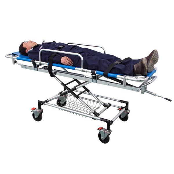 Quality Medical Care Evacuation Stretcher Blue With Sturdy Construction for sale