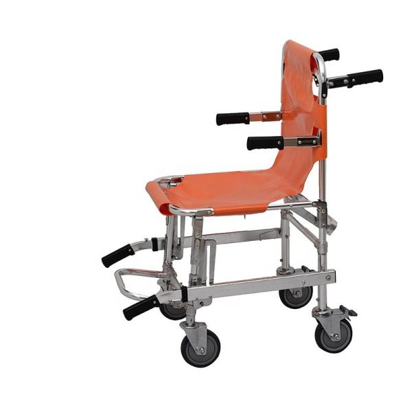 Quality Durable Evacuation Aluminum Alloy Folding Stair Stretcher Manual Power Source for sale