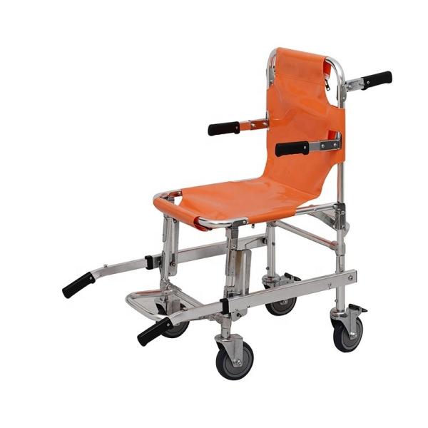 Quality Durable Evacuation Aluminum Alloy Folding Stair Stretcher Manual Power Source for sale