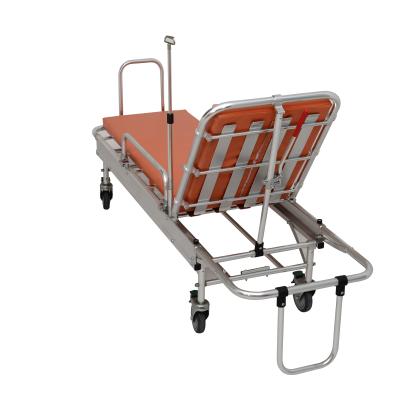 Cina Norma di sicurezza ospedaliera per le roulotte di appendiabiti a carico automatico arancione in vendita