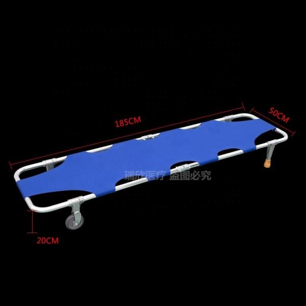 Quality CE Aluminum Alloy First Aid Stretcher Medical Ambulance Folding Stretcher for sale