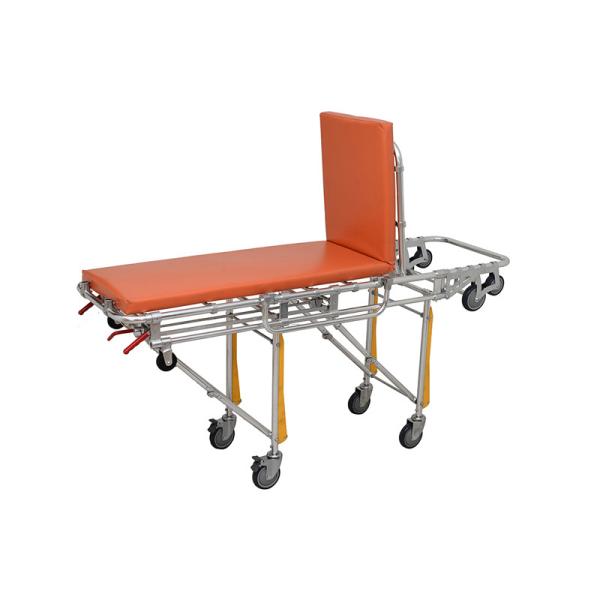 Quality Custom Logo Aluminum Folding Stretcher Orange Hydraulic Stretcher for sale