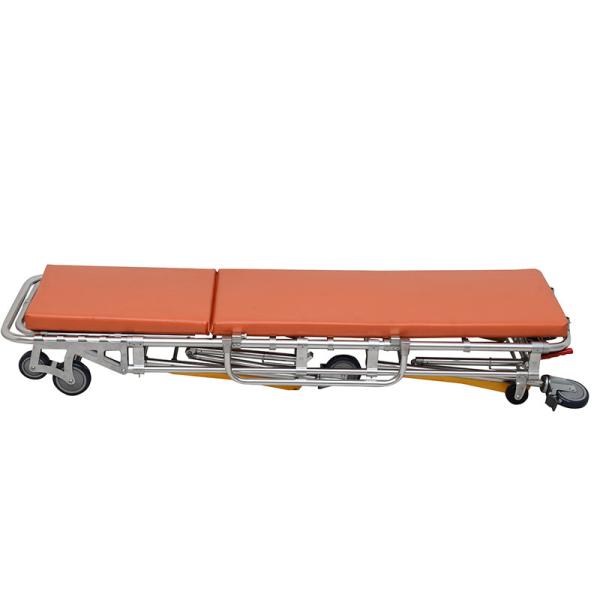 Quality Custom Logo Aluminum Folding Stretcher Orange Hydraulic Stretcher for sale