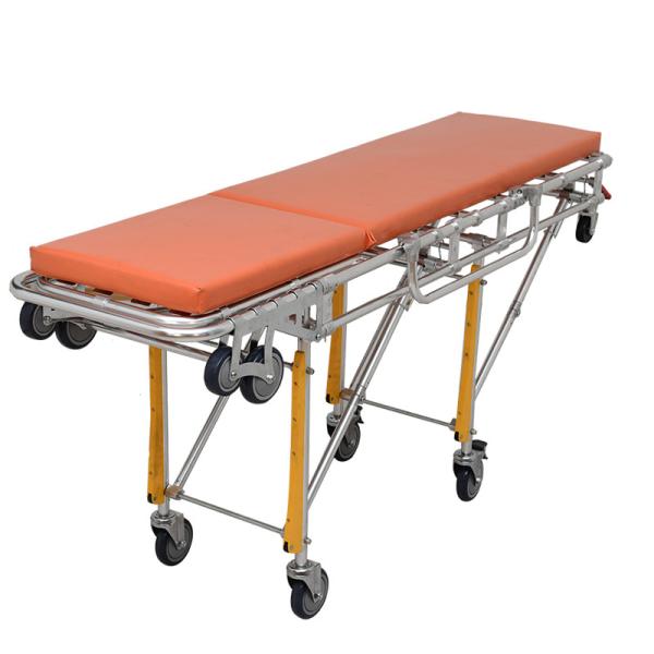 Quality CE Certificate Emergency Foldable Ambulance Chair Stretcher Dimensions for First for sale