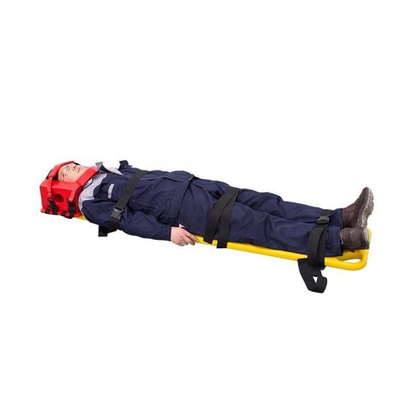Quality OEM Waterproof Adult Scoop Stretcher With Head Immobilizer For First Aid for sale