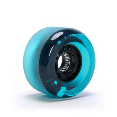 Cina 50MM-59MM LED illuminate ruote di skateboard ruote di skateboard PU in vendita