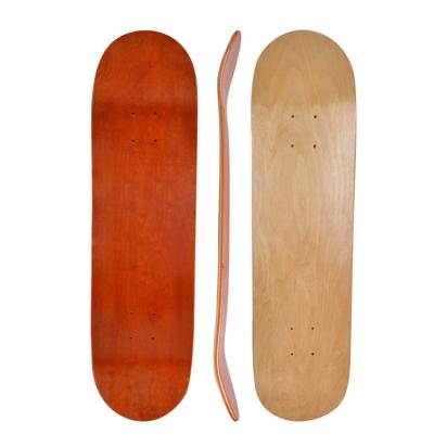 Cina Hot OEM 7 Ply Maple Professional Standard Double Kick Concave Skateboard in vendita