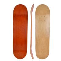 China Cold Pressing Technical 7ply Maple Concave Professional Double Kick Skateboard for sale